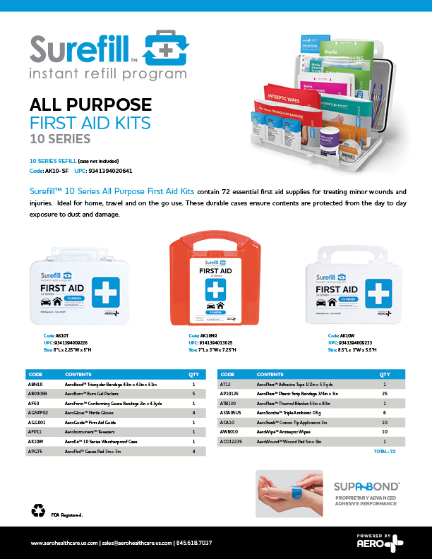 AK10T-10 Series First Aid Kit | Aero Healthcare