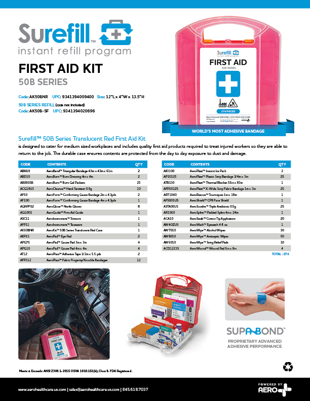 AK50BNR - 50B Series First Aid Kit | Aero Healthcare