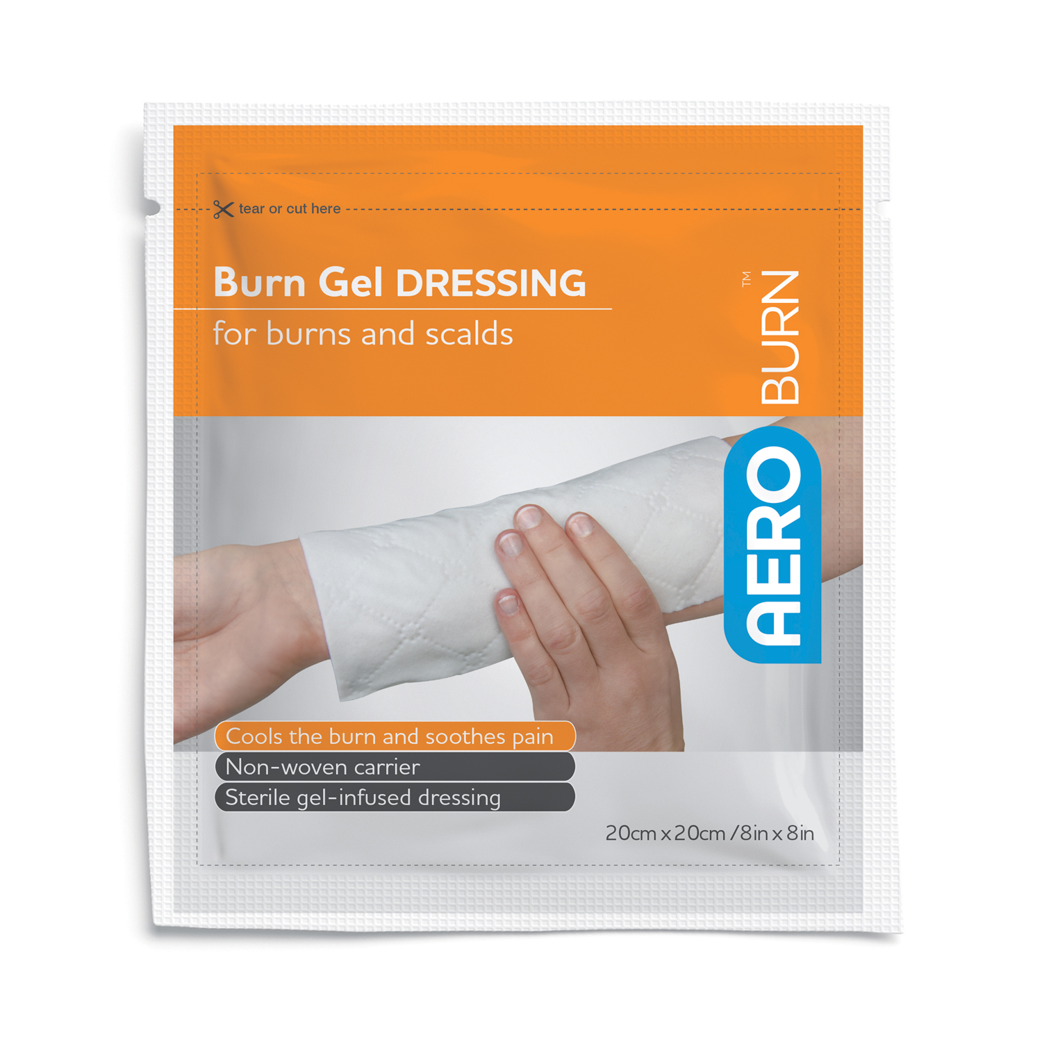 AeroBurn™ Burn Dressing 8in #ABD20 | Aero Healthcare