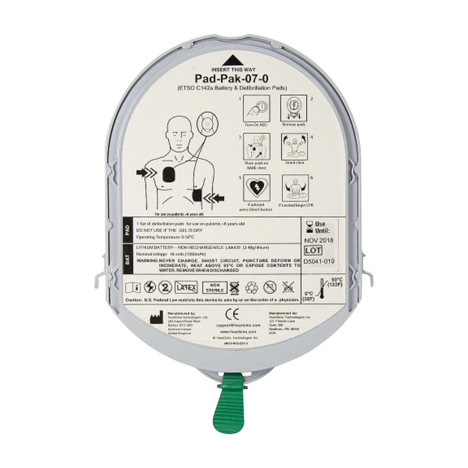 Heartsine® Samaritan® Aviation Pad-Pak #PAD-PAK-07 | Aero Healthcare USA