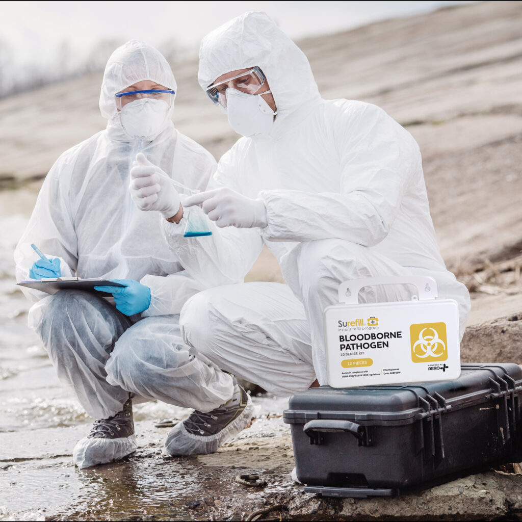 Surefill™ Bloodborne Pathogen 10 Series Kit OSHA compliant #AKBF10W ...